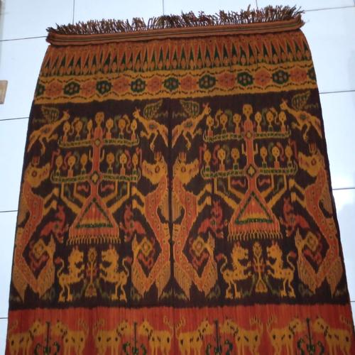 Jual Kain kombu Hinggi Sumba Timur. 100% pewarna alam. UKURAN BESAR ...