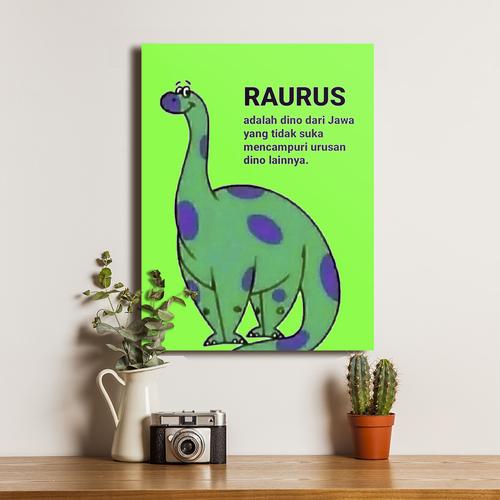Jual Poster Raurus Dinosurus Jawa Jawir Lucu - Dekorasi Hiasan Dinding ...