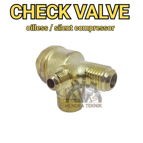 Jual CHECK VALVE COMPRESSOR SILENT NON RETURN COMPRESSOR OILLESS ...