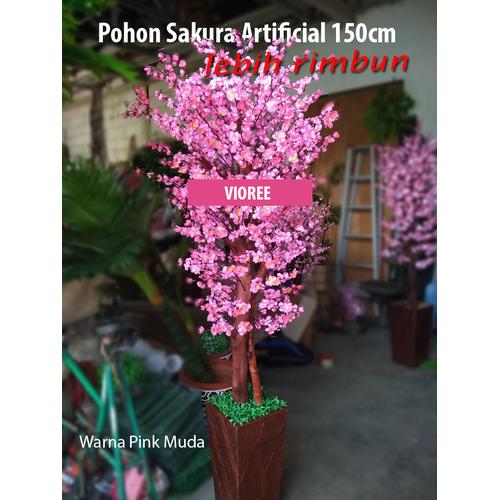 Jual Pohon Sakura Artificial Besar 150cm RIMBUN Tanaman Plastik Hias ...