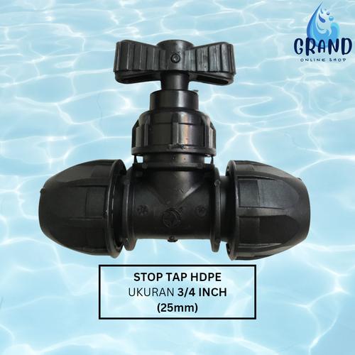 Jual STOP TAP VALVE HDPE COMPRESSION Ukuran 3/4 inch (25mm) - Jakarta ...