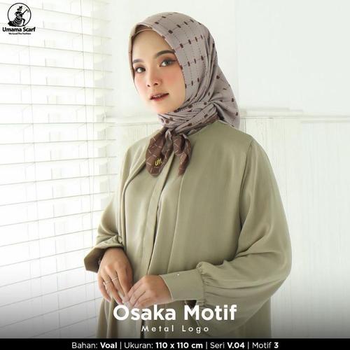 Jual New ( New Design ) Osaka Motif Metal Logo By Umama Scarf - Jakarta ...
