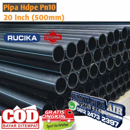Jual PIPA HDPE 20 INCH (500mm) PN10 RUCIKA - Kab. Bogor - GUDANG PIPA ...