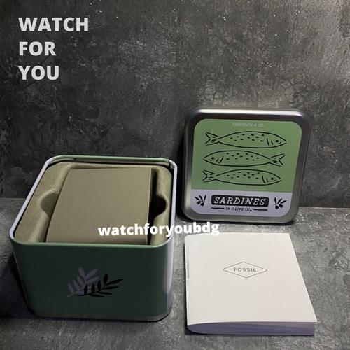 Jual Kotak Box Kaleng Jam Tangan Gelang Fossil Original Fosil - Kota ...