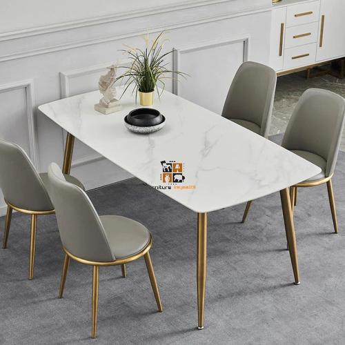 Jual dining table marmer kursi 4 set meja makan besi - Kab. Jepara ...