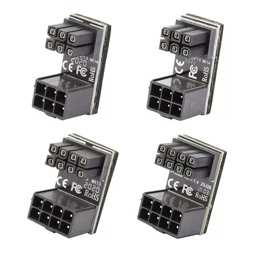 Jual GPU Head Elbow 180 Degree 6 Pin 8 Pin 6Pin 8Pin Connector Power ...