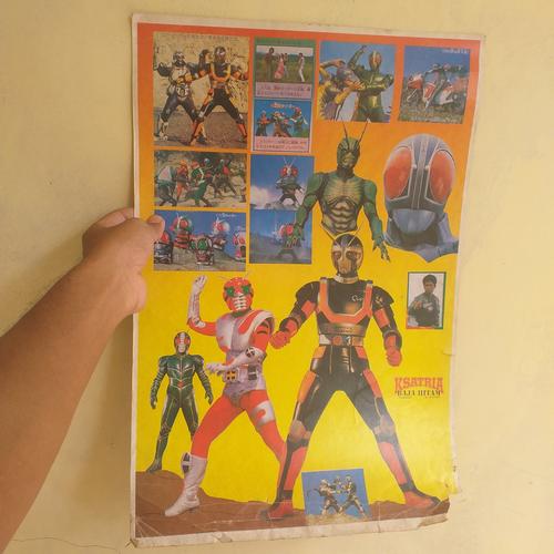 Jual Vintage Poster Kamen Rider Era Awal. Baca Deskripsi - Kab. Bekasi ...
