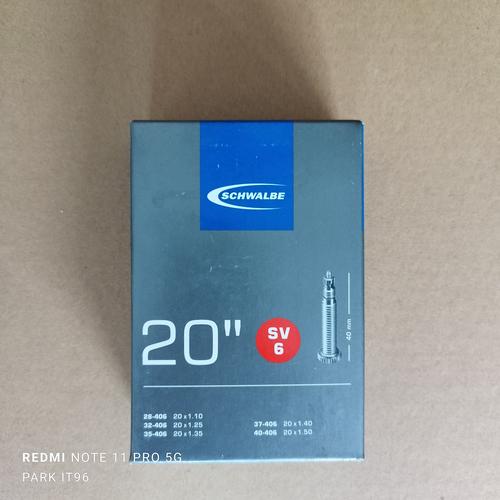 Jual Ban Dalam Sepeda Schwalbe Sv6 406 20 X 1.10 - 1.50 Pentil kecil - Kota Bekasi - Park it96 ...