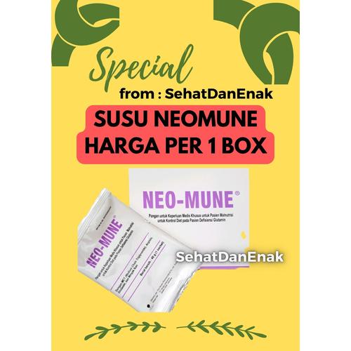 Jual NEOMUNE NEO-MUNE PER BOX! SUSU NEOMUNE 40 GRAM VANILA SUSU ...