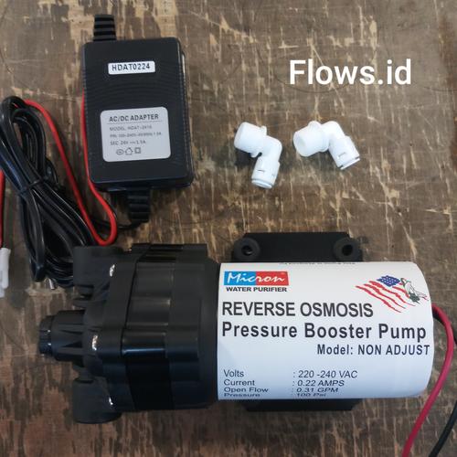 Jual Pompa RO Micron / PureLine 24 Volt - Booster Pump RO 24V Reverse ...