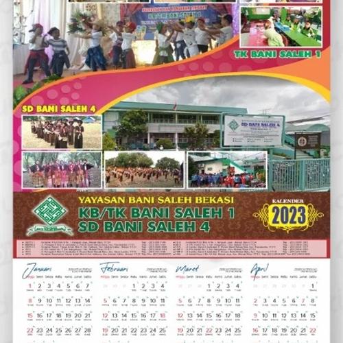 Jual kalender dinding custom ukuran 32x48, klep seng spiral / poster ...