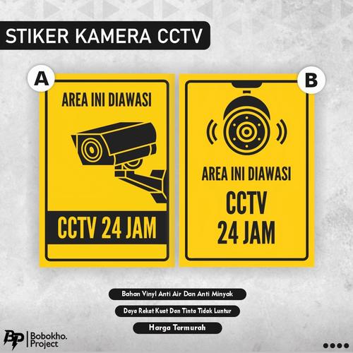 Jual Stiker CCTV / Sticker CCTV / Stiker CCTV 24 Jam / Sticker CCTV 24 ...