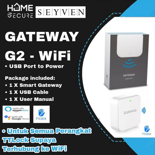 Jual SMART GATEWAY TT LOCK WiFi - Gateway G2 App TTLock Smart Door Lock - Kab. Bandung - HOME ...