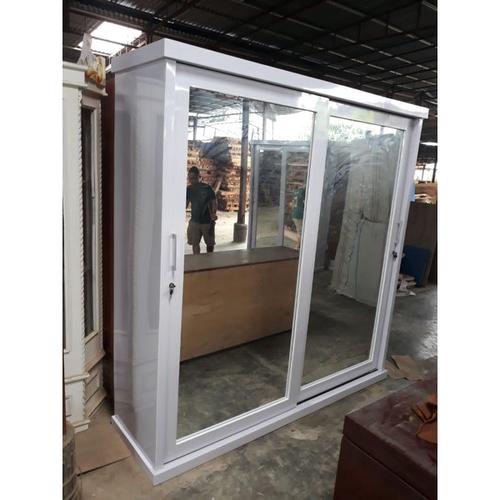 Jual Lemari Pakaian Kayu HPL Sliding Cermin 4 Pintu MR - Kota Medan ...
