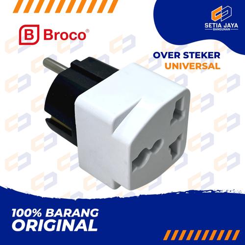 Jual Over Steker / Colokan 3 Ke 2 Broco Universal / Serbaguna ...
