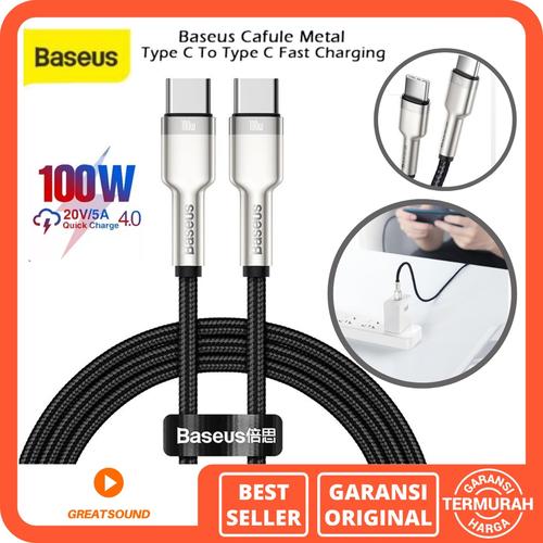 Jual Charger Type C To Type C Fast Charging 100W 5A Kabel Tipe C Kabel ...