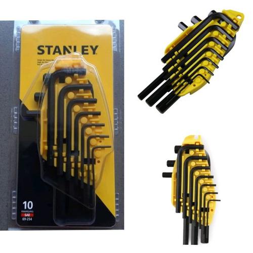 Jual Kunci L Set 10pcs Inch Size Hex Key Set ( 69254 ) Stanley - Kab ...