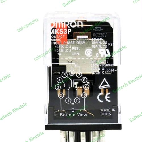 Jual MKS3P Relay Omron Original - 24Vdc + soket - Kota Bandung ...