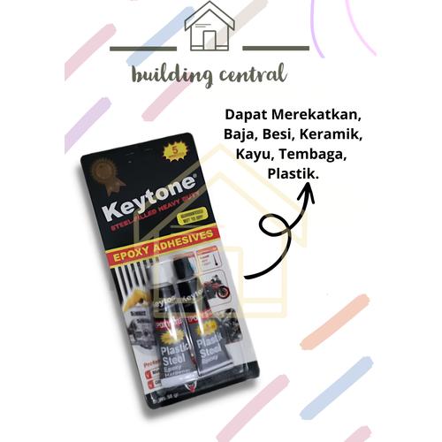 Jual Plastic Steel Lem Besi Campur Stil Epoxy 5 Menit Super Poxy 48 ...