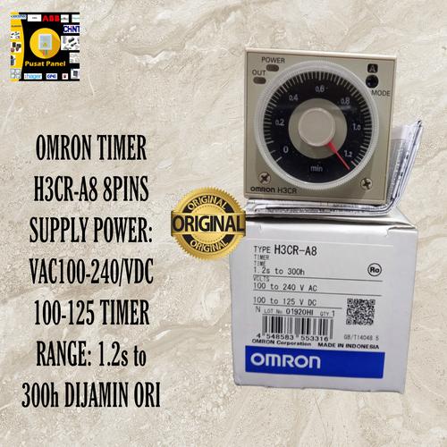 Jual TIMER OMRON H3CR-A8 H3CR A8 MULTIVOLT 24V-240VAC V AC - Jakarta ...