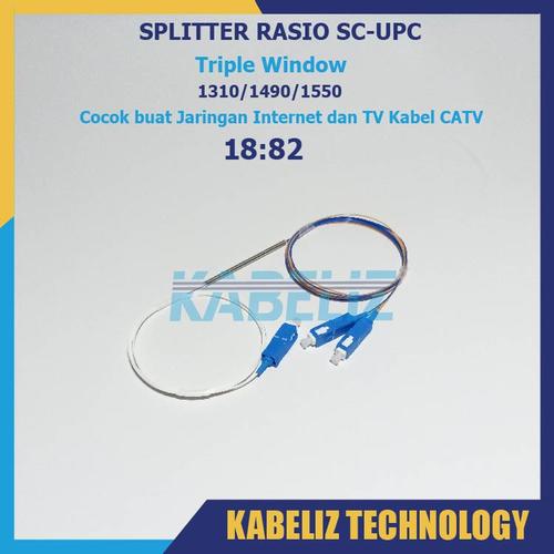 Jual Splitter ratio 18:82 Three window FBT spliter 1x2 ratio splitter ...