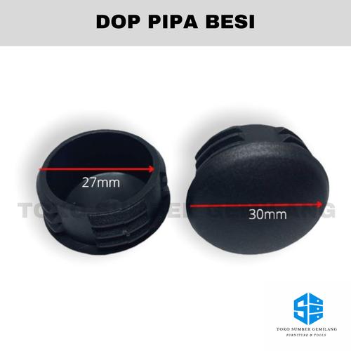 Jual Dop Pipa Besi / Dop Pipa / Alas Kaki Kursi / Kaki Meja/ Dop 1 1/4 ...