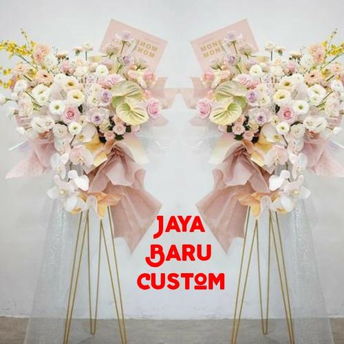 Jual Standing Flower Dekorasi Wedding - Emas, Tinggi 1 meter - Kab ...