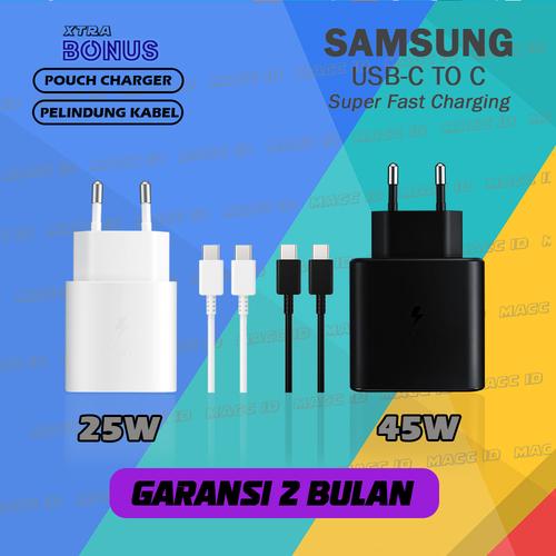 Jual CHARGER SAMSUNG 45W DAN 25W USB C SUPER FAST CHARGING - ADAPTOR ...