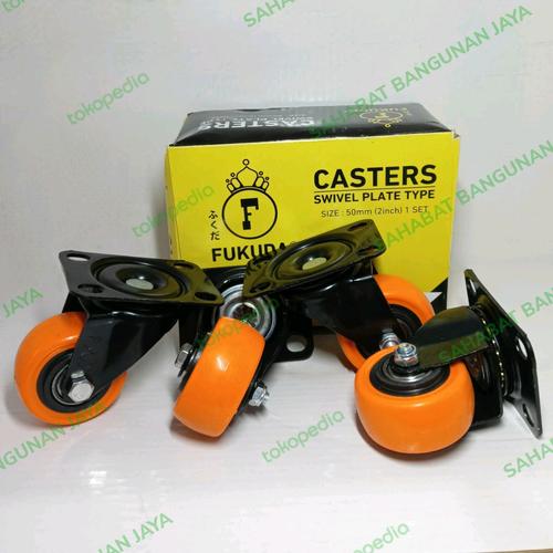 Jual RODA CASTER 2" HIDUP FUKUDA & RODA CASTER 2" HIDUP+REM FUKUDA ...