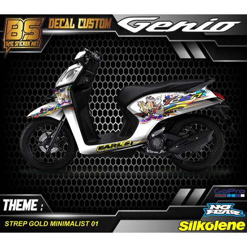 Jual STICKER DECAL HONDA GENIO FULLBODY/DEKAL GENIO ICON - Hitam - Kab ...