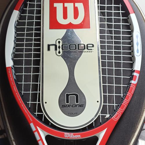 Jual raket tenis Wilson ncode six one tour Roger Federer - Kota Depok ...