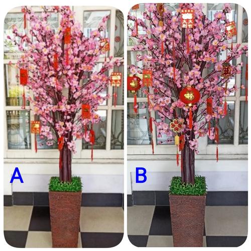 Jual Pohon imlek meihua sincia sakura mehwa 160 cm paket hiasan imlek ...