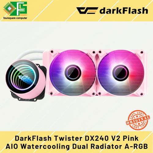 Jual Darkflash Twister DX240 V2 Pink AIO Water Cooling | Liquid Cooler ...