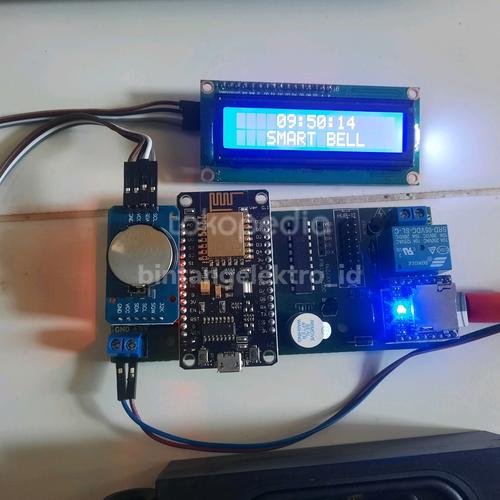 Jual Controller smart bell lcd 16x2 i2c Kontroler smart bell sekolah ...