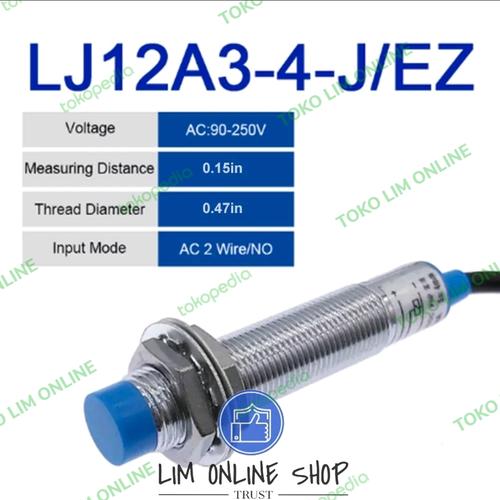 Jual SENSOR PROXIMITY LJ12A3-4-J/EZ NO Inductive 2-Wire AC TYPE ...