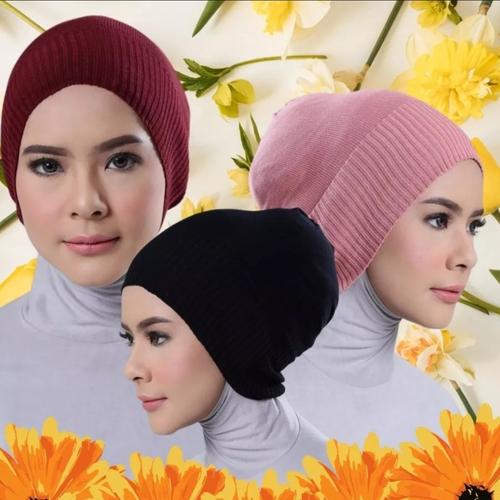 Jual ciput rajut tebal & elastis /ampus super rapi - kuning mas ...