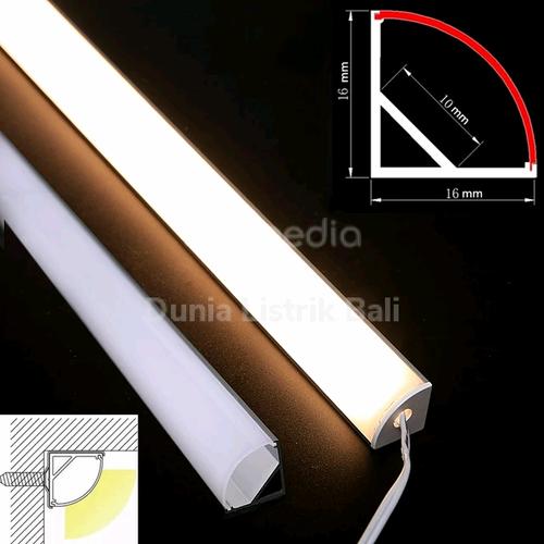 Jual Cover led strip aluminium V Shape segitiga 1 meter - Kota Denpasar ...