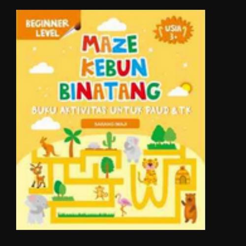 Jual Maze Hewan Di Kebun Binatang, Buku Aktivitas Untuk PAUD & TK ...