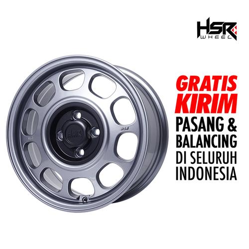 Promo Velg Mobil KLG 9100 HSR R15X65 H4X100 ET42 GLOSSY GREY Cicil 0% 3x - Jakarta Selatan - HSR ...
