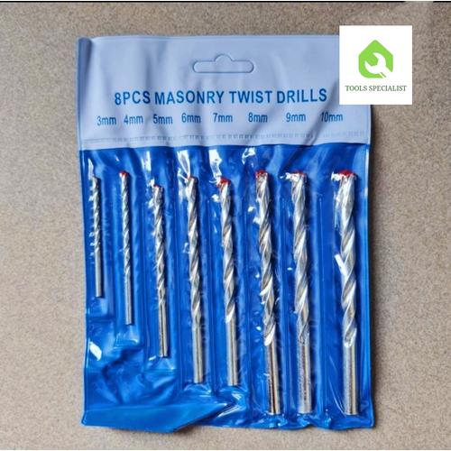 Jual Mata Bor Set 8 Pcs Kayu / Beton / Besi Kantong Kuning - Jakarta ...