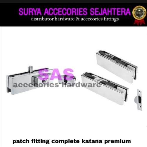 Jual fitting pintu kaca 1set pt.10 pt.20 us.10 patch fitting pintu kaca ...