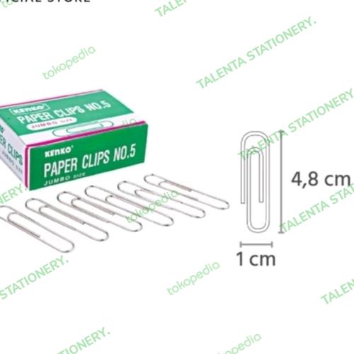 Jual PAPER clips no 5 jumbo kenko harga promo - Jakarta Pusat - TALENTA ...