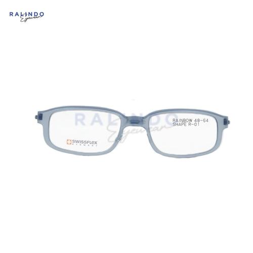 Jual Front Frame Kacamata Swissflex Eyewear - Rainbow 01 / Size 48 ...