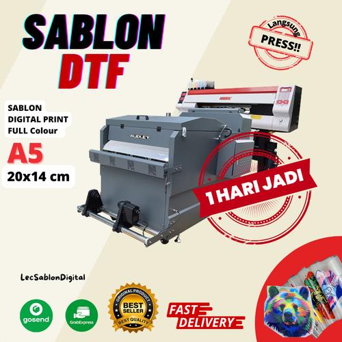 Jual Sablon Digital Transfer Film DTF - Cetak Print Full Colour A5 ...