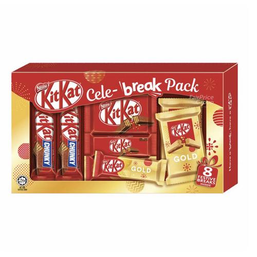 Jual Nestle Kit Kat 2 Finger Chocolate Bar Cele-Break Pack 232g - Kota ...