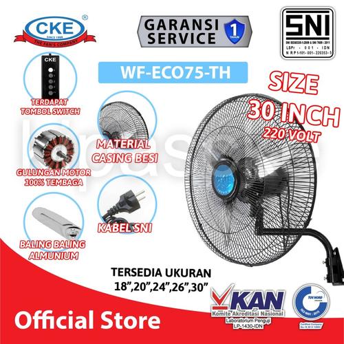 Jual CKE Wall Fan WF-ECO-75-TH 30 Inch Kipas Angin Dinding Tembok Rumah ...