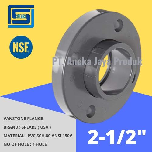 Jual VANSTONE FLANGE PVC SCH80 SOCKET ANSI 150# - SPEARS ( USA ) - 2.5 ...