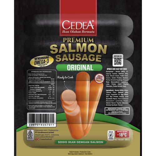 Jual Cedea Premium Salmon Sausage 390gr Sosis Salmon 6pcs - Jakarta ...