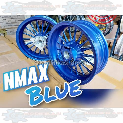 Jual Velg Racing Tapak Lebar POWER New Nmax 155 2020 CLASSIC P18 BIRU ...