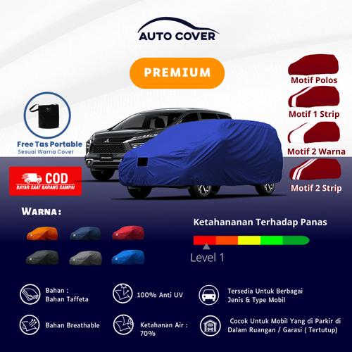 Jual Autocover Cover Mobil Body Car Premium Polos Strip 1 2 Mantel ...